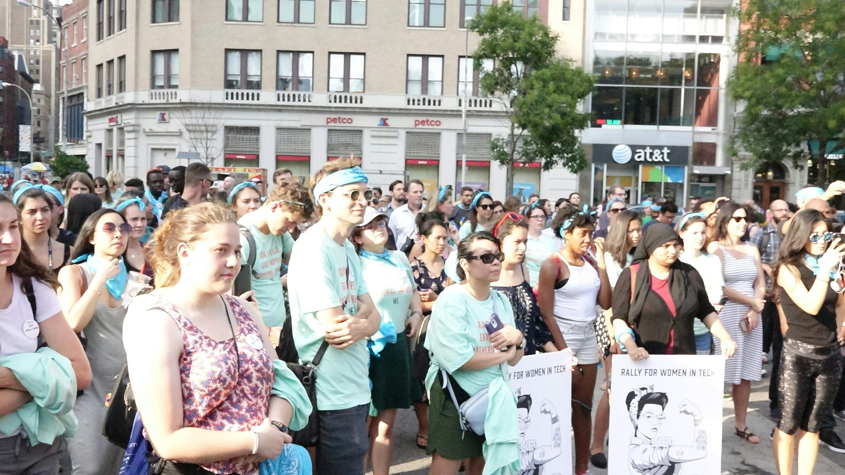 Girls Who Code’s Rally For Women in Tech Takes Over New York City ...