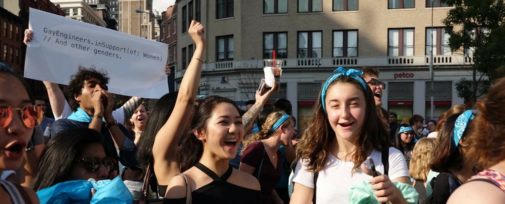 Girls Who Code’s Rally For Women in Tech Takes Over New York City ...