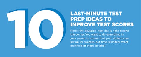 10 Last-Minute Test Prep Ideas to Improve Test Scores [Infographic ...